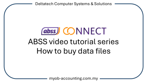 ABSS Connect | MYOB Accounting Malaysia